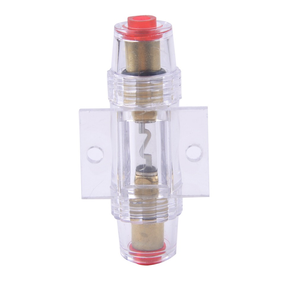 Car Auto Stereo Audio AGU Fuse Box Holder 8 Gauge Wire + 4X 60A Amp ...
