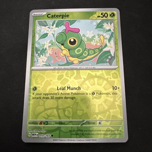 Caterpie - SV: Scarlet & Violet 151 - MEW - 10/165 - Pokemon | eBay