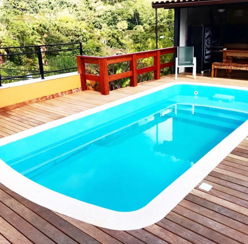 Fiberglass pool shell Praia 12 W/ECOFINISH (7.9 x 16.4 x 4 deep ) | eBay