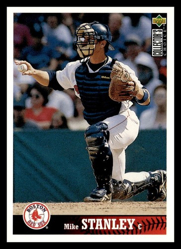 1997 Collector's Choice #283 Mike Stanley Boston Red Sox Baseball Card ...