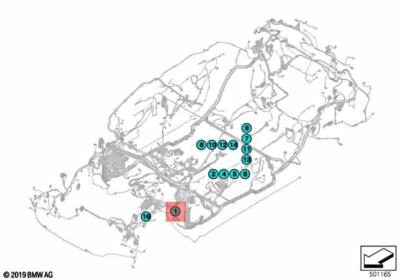 Genuine BMW MINI X3 X5 X6 Z4 Universal Socket Housing Uncoded 4-Pin ...