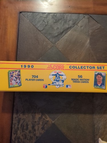 Unopened 1990 Score Baseball Collector Set Factory Sealed Box 704 ...
