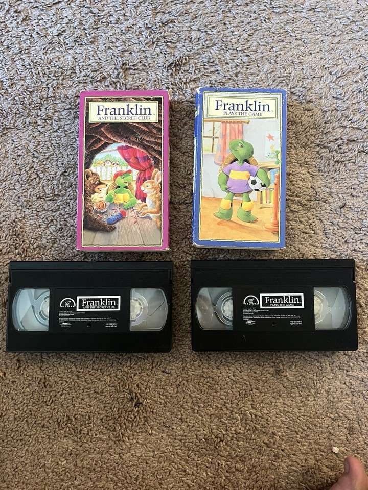 🐢 Franklin VHS Tapes | “Plays the Game” & “And the Secret Club” | Kids ...
