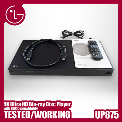 LG 4K Ultra HD Blu-ray Disc Player UP875 - TESTED & WORKING! | eBay