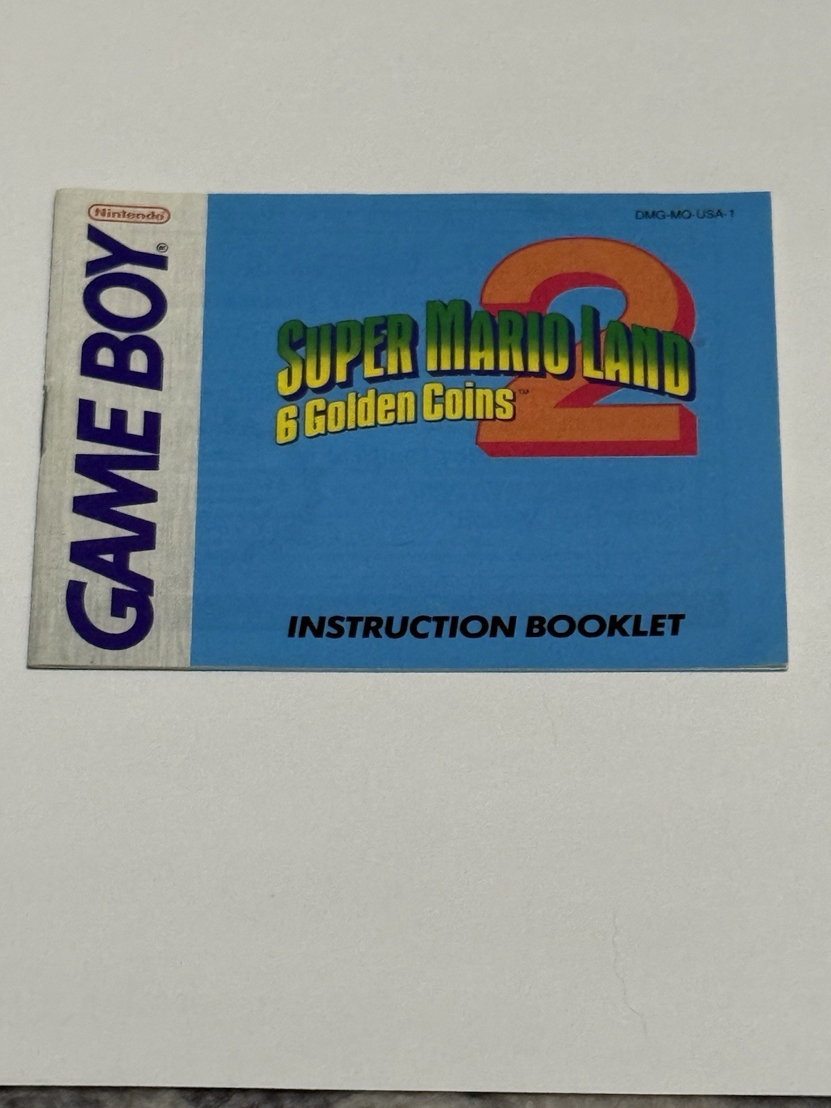 Super Mario Land 2 6 Golden Coins Nintendo Game Boy Instruction Manual ...
