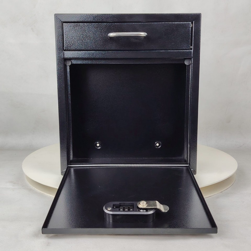 New Black Anti-Theft Wall Mount Heavy Duty Stainless Steel Locking ...