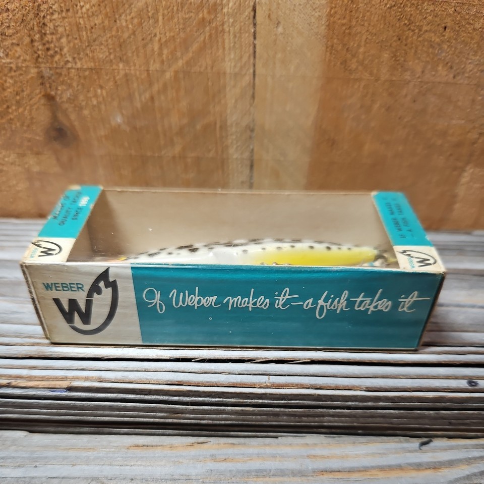 Vtg Weber "SHADRAC"#3009. Coach Dog colored Jump Bait. Topwater Lure ...