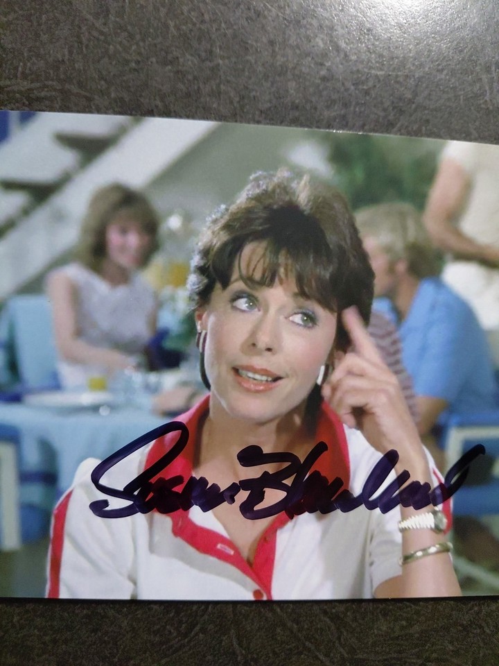 SUSAN BLANCHARD 2 Authentic Hand Signed 4X6 PHOTO S & CARD-ACTRESS-THE ...
