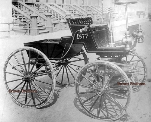 1895 George B. Selden "Road Engine" Pioneering Automobile Glass Photo ...