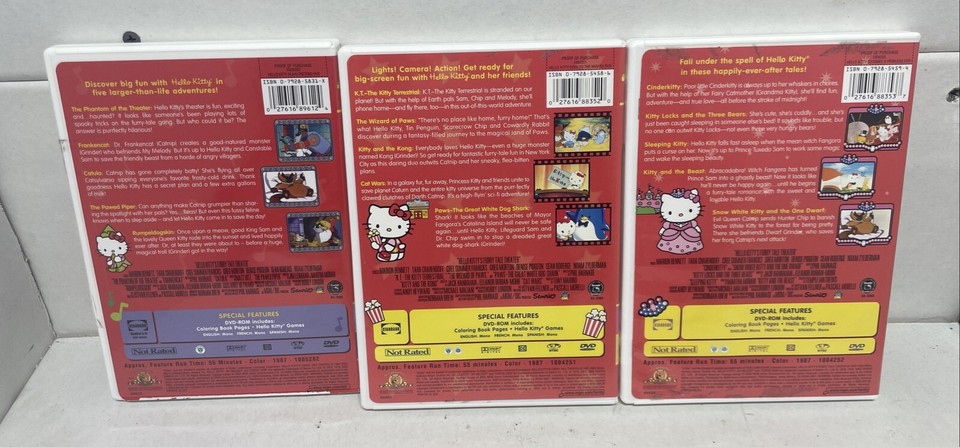 Lot of 3 Hello Kitty DVDs/Collections | eBay
