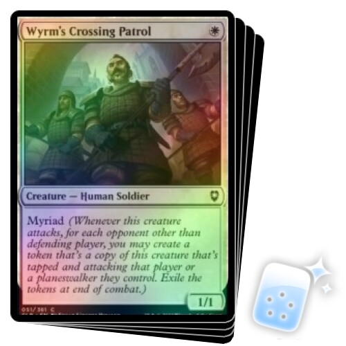 FOIL WYRM'S CROSSING PATROL X4 Commander Legends: Battle For Baldur's ...