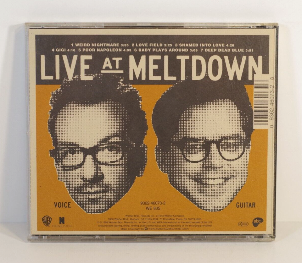 Deep Dead Blue: Live at Meltdown [Limited] by Elvis Costello/Bill ...