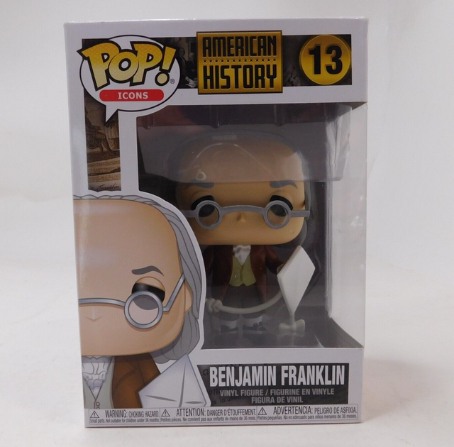 Funko Pop! Vinyl: American History - Benjamin Franklin #13 for sale ...