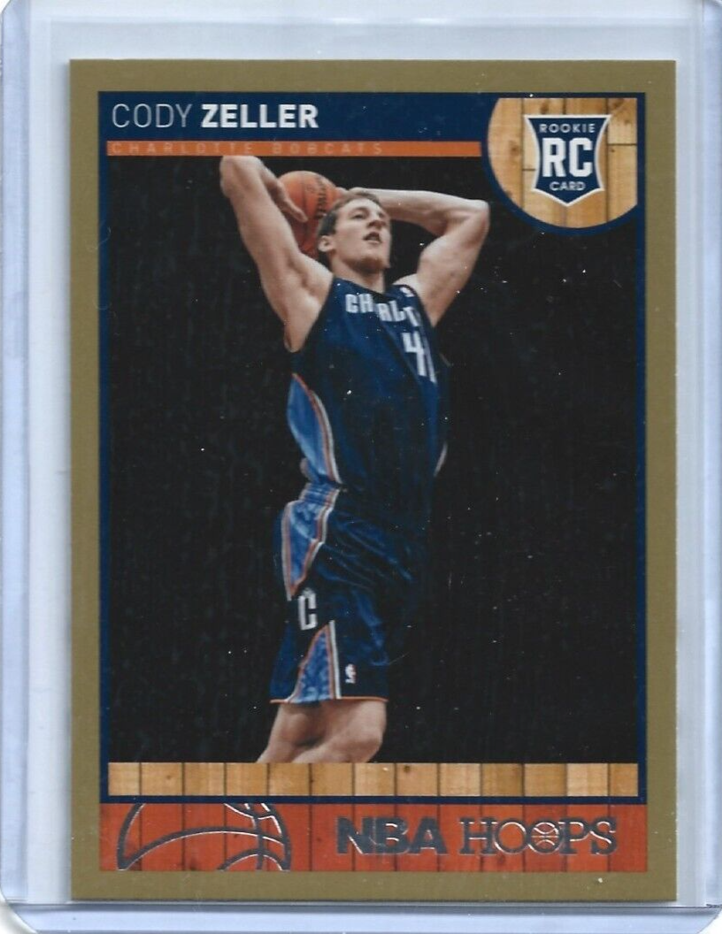 Cody Zeller Charlotte Bobcats 2013-14 Panini Hoops Basketball Gold Card ...