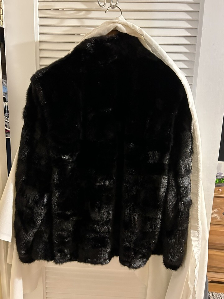 REAL Mink Fur Ultra Mink Brand Fur Coat | eBay