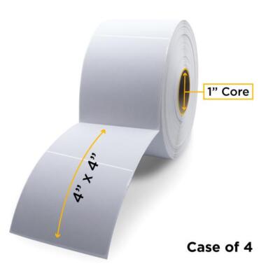 Clover Imaging CIGT44040DT CIGT4: Thermal Transfer blank white coated ...