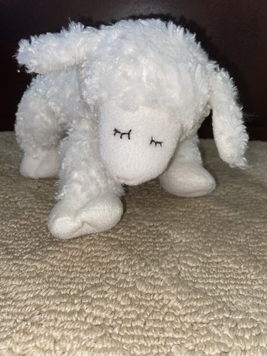 Baby Gund White WINKY Sheep Lamb Rattle Plush Stuffed Animal 58133 | eBay