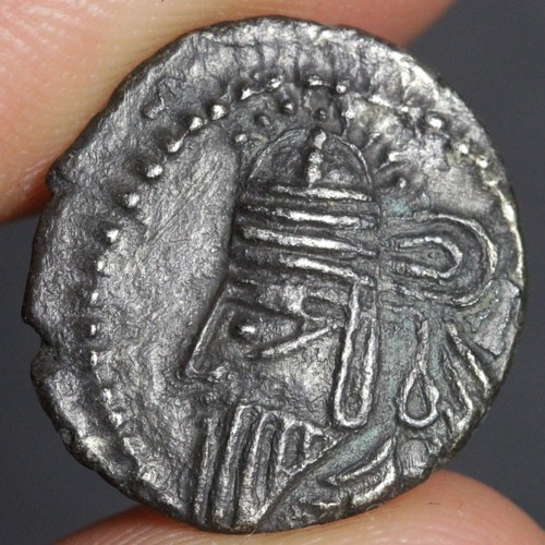 Parthia Drachm Ancient Parthian Empire Silver Coin King Vologases VI ...
