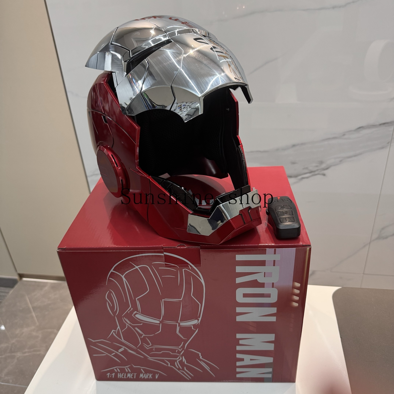 Autoking Iron Man Helmet MK5 1/1 Voice-controlled Mask Transform ...