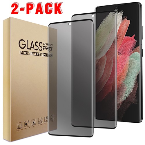 For Samsung Galaxy S21/+/S21 Ultra/FE 5G Privacy Tempered Glass Screen ...