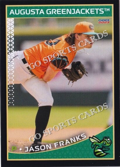 2023 Augusta GreenJackets Jason Franks RC Rookie Atlanta Braves Minor ...