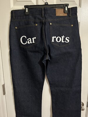 Carrots By Anwar Carrots Men's Wordmark Straight Leg Indigo Denim Jeans ...