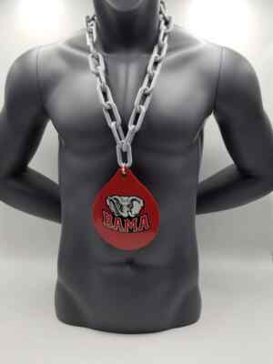 Alabama Crimson Tide Sports Chain Grey Chain | eBay
