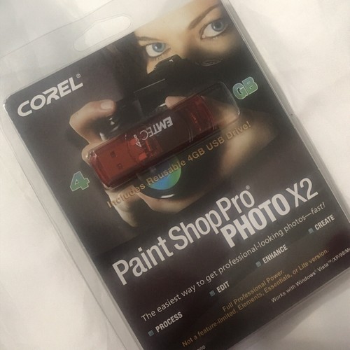 Corel Paint Shop Pro Photo X2 on 4GB USB DRIVE Works W/Windows Vista/XP ...