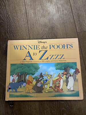 Vintage 1992 Disney’s Winnie The Pooh’s A To Zzzz Book | eBay