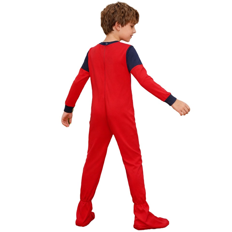Kids Special Needs Adaptive Full Body Footed Anti-Strip Autism Sensory ...