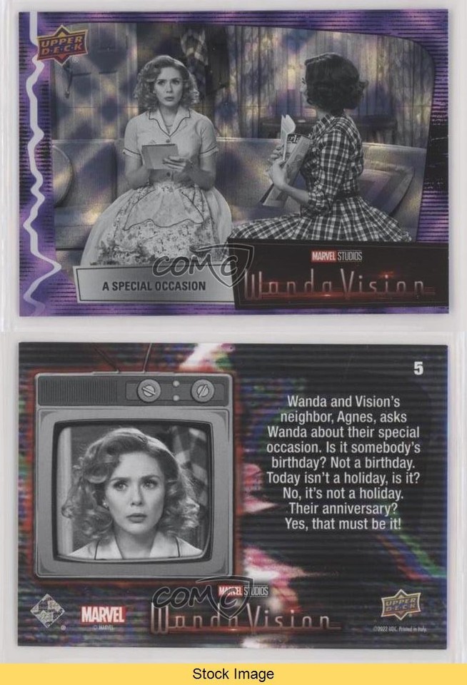 2022 Marvel Studios' WandaVision Purple Spell Wanda Maximoff #5 READ ...