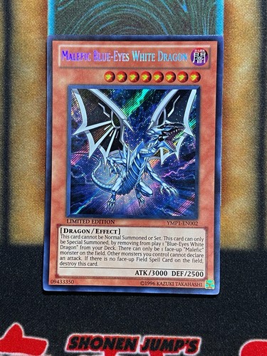 Yugioh Malefic Blue-Eyes White Dragon YMP1-EN002 Secret Rare Limited ...