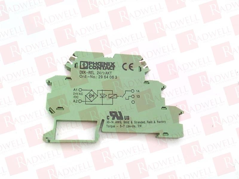 PHOENIX CONTACT DEK-REL- 24/1/AKT / DEKREL241AKT (NEW NO BOX) | eBay