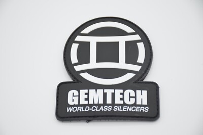 GEMTECH SUPPRESSOR PVC PATCH BLACK ALPINE ARROW G5 BLACKSIDE HALO ...