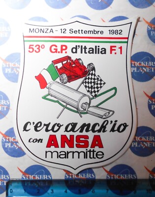 ADESIVO STICKER VINTAGE AUTOCOLLANT AUTO MOTO TUNING ANSA MARMITTE 53 ...