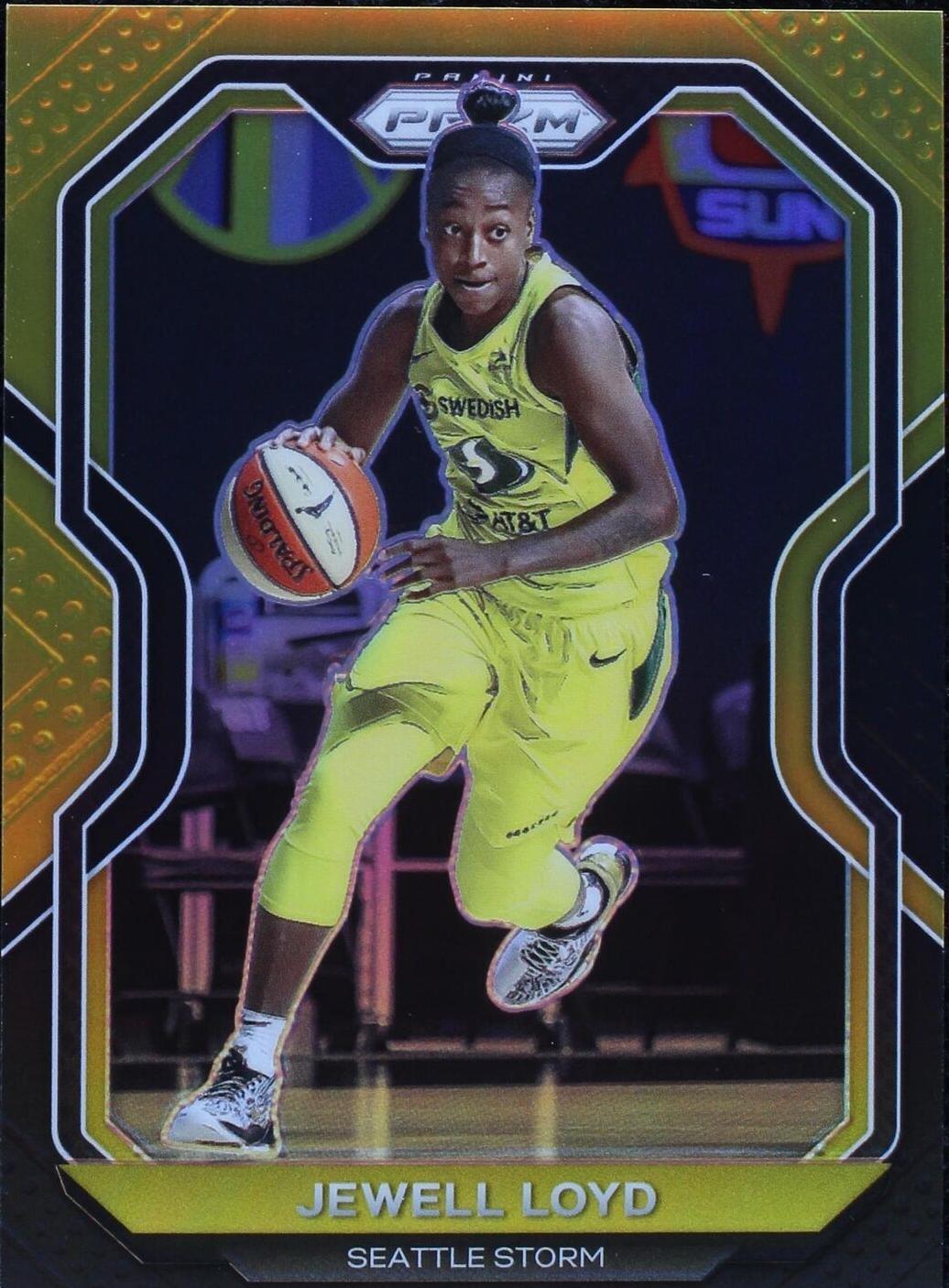 2021 Panini Prizm WNBA - Jewell Loyd #2 Black Gold Prizm /5 for sale ...