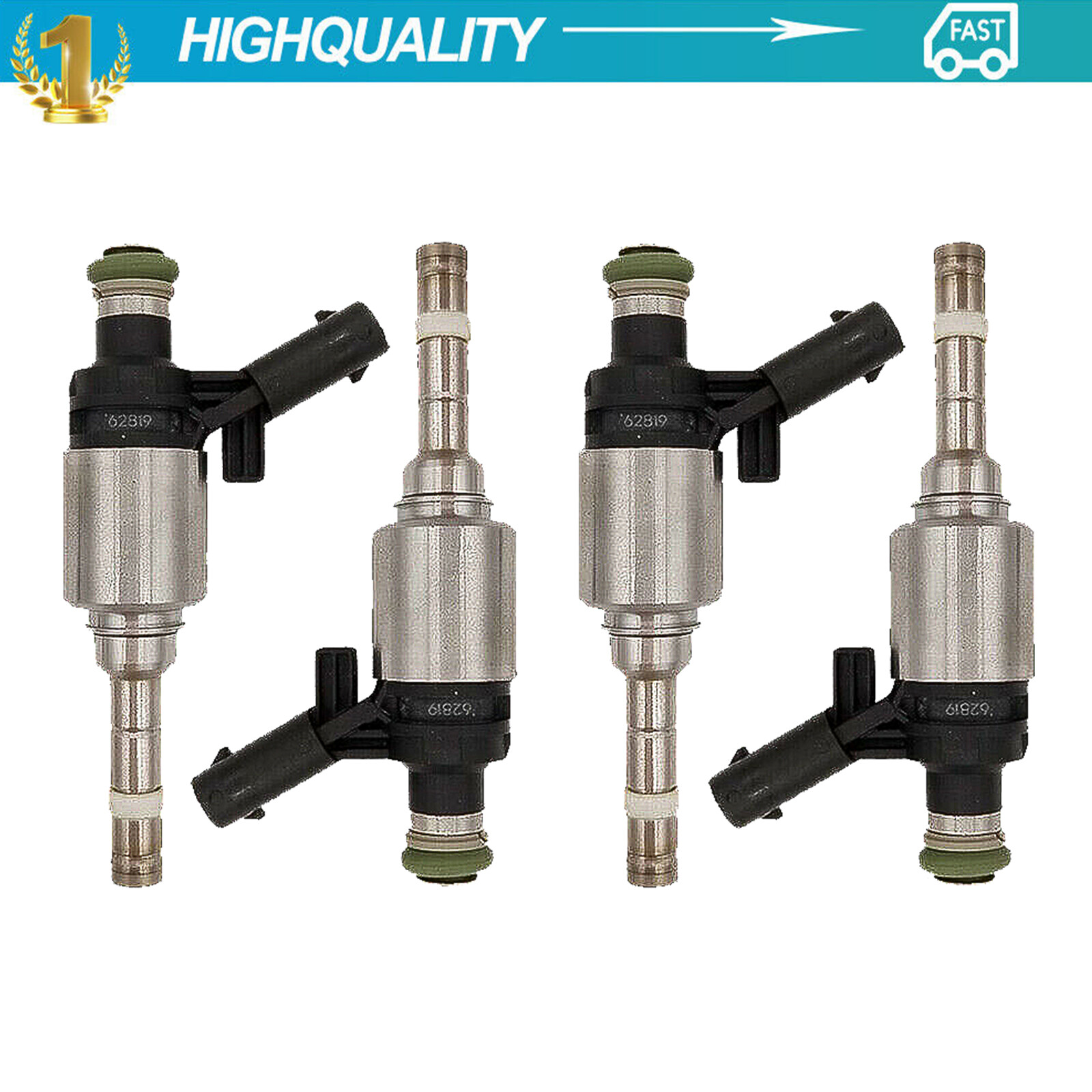 4PCS Fuel Injector For 2.0L L4 Volkswagen Tiguan 2009-2017 Audi A3 2009 ...