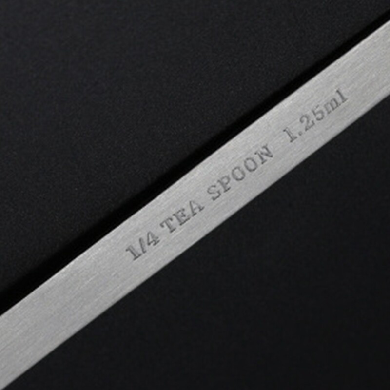 5 Pieces Heavy Duty Stainless Steel Measuring Spoons Double Scale Unit ...