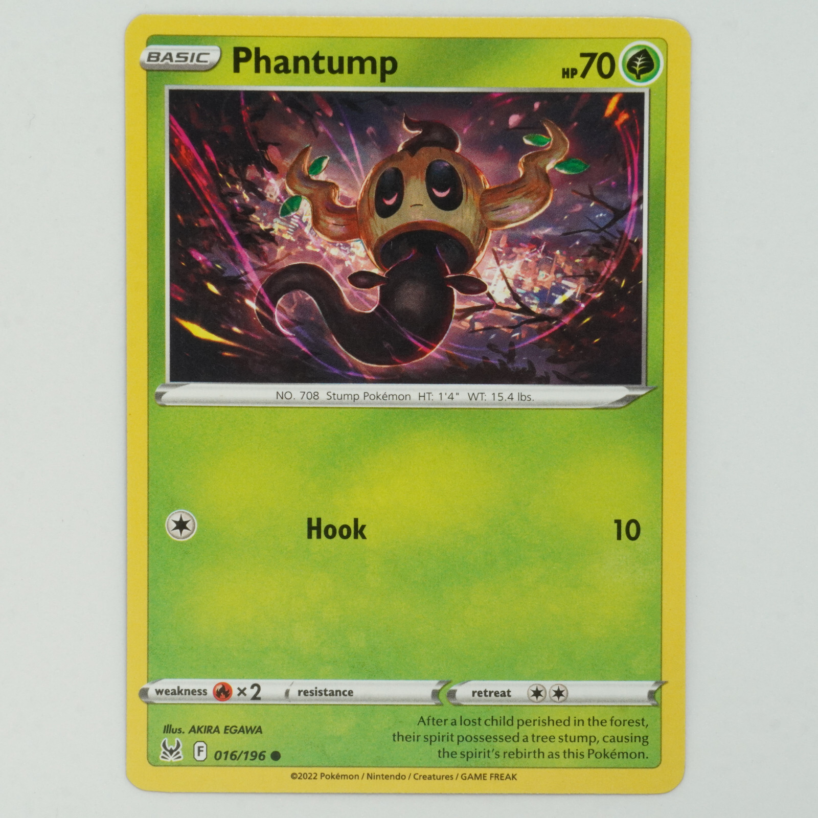 Phantump 016/196 Common SWSH Lost Origin Pokemon Card | eBay