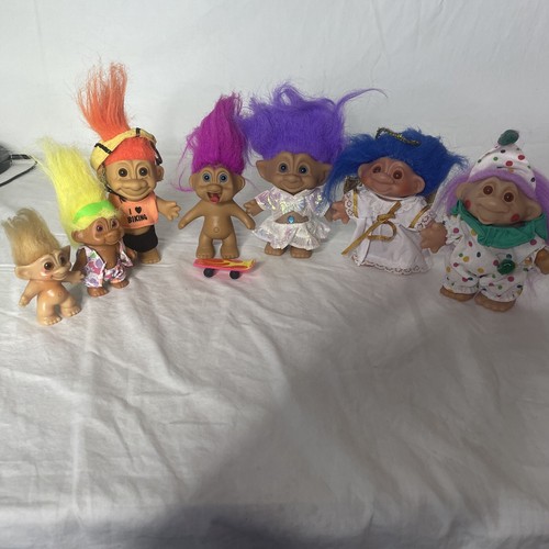 Lot of 7 Vintage Trolls from the 1980’s And 1990’s | eBay