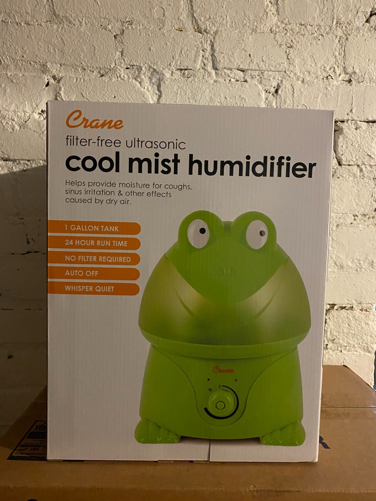 Crane EE-3191 Ultrasonic Cool Mist Humidifier - Green Frog for sale ...
