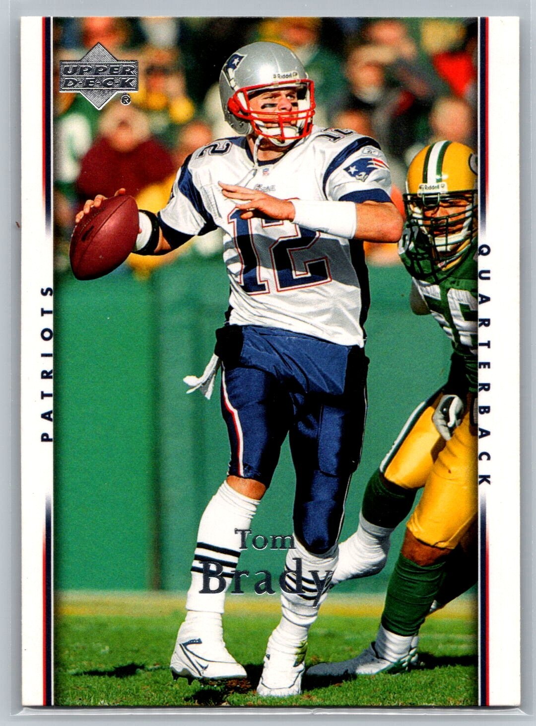 2007 TOM BRADY Upper Deck NFL Football Card #111 New England Patriots ...