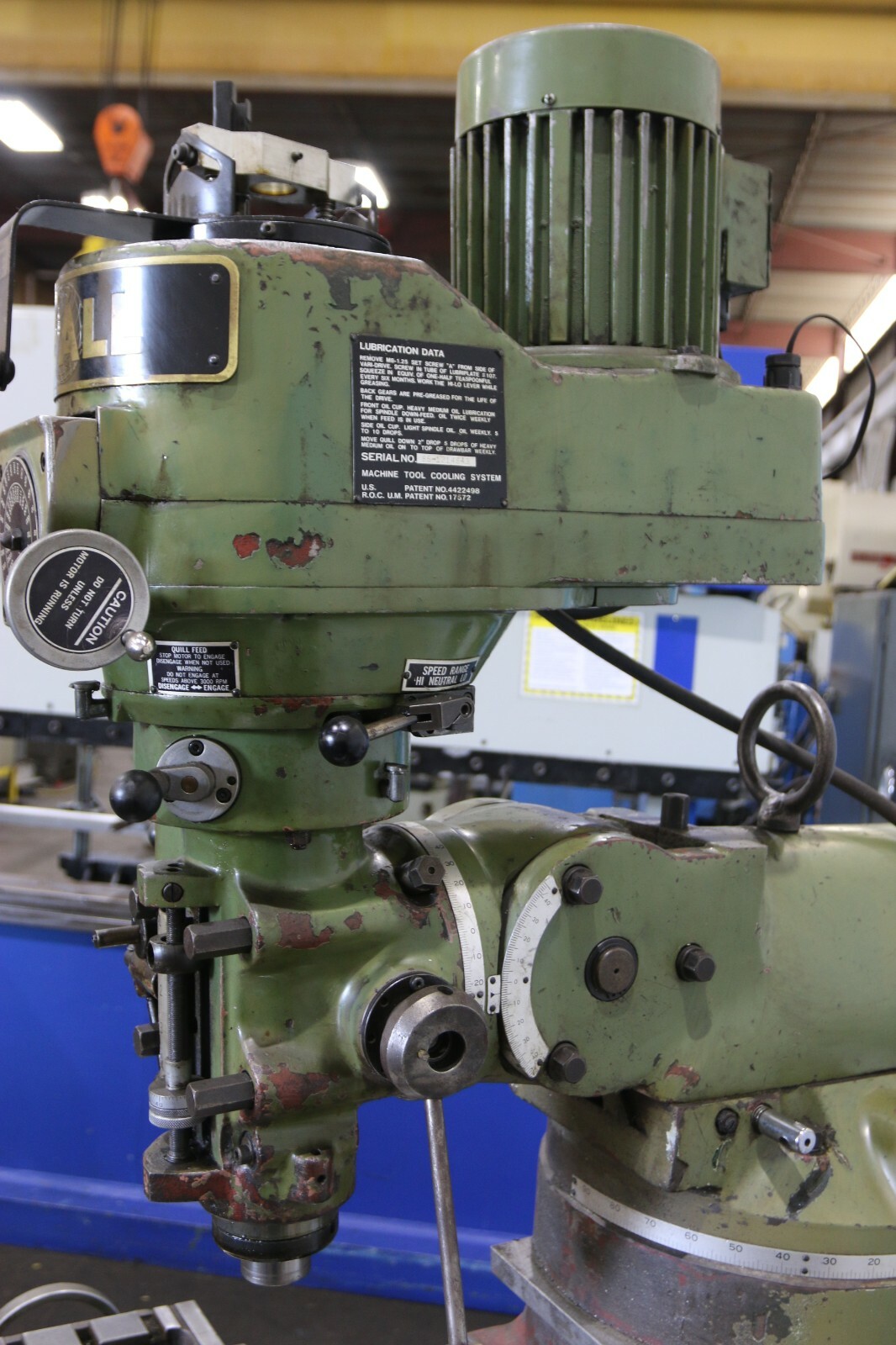 2 HP DOALL MODLE #GPM-200V VERTICAL RAM TYPE MILL: YODER #71026 | eBay