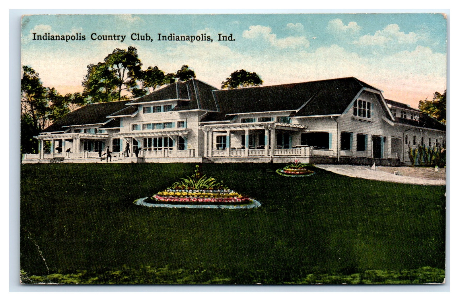 Indianapolis, IN Postcard- INDIANAPOLIS COUNTRY CLUB INDIANAPOLIS IND ...