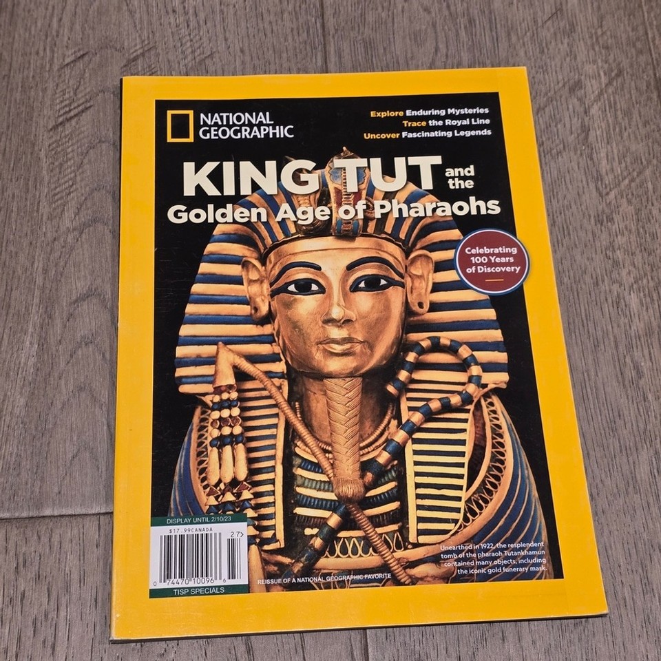 National Geographic King Tut Golden Age of Pharaohs 100 Years of ...