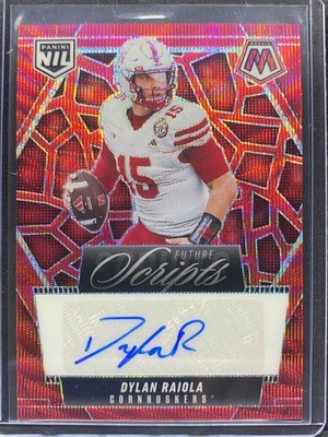 2025 Mosaic Dylan Raiola Red Wave Auto #FSC-DRA Cornhuskers | eBay