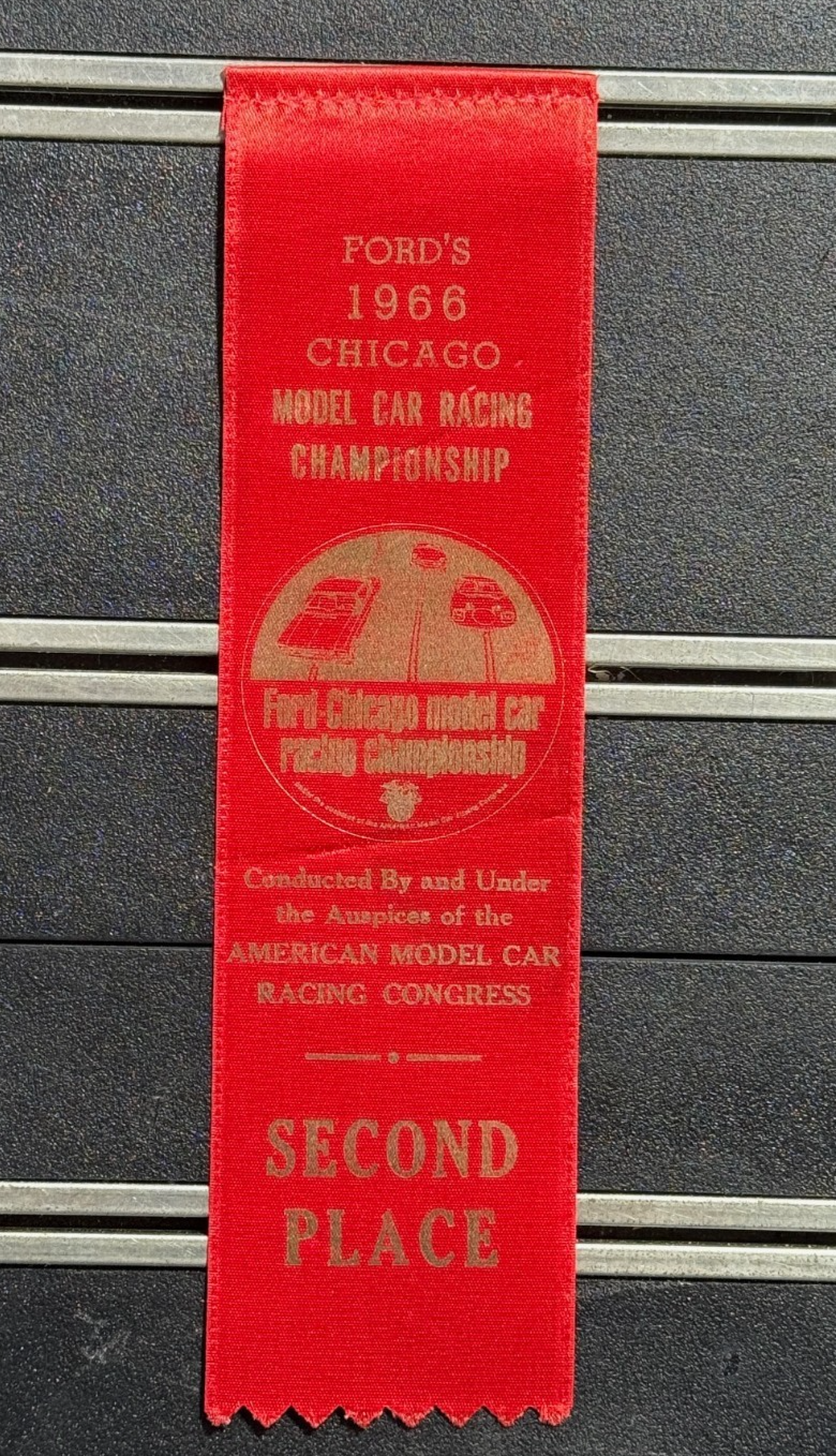 1/24 SLOT CAR RACING 1966 AMCRC FORD CHICAGO CHAMPIONSHIP 2ND PLACE ...