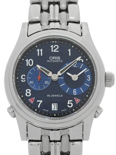 ORIS Classic World Timer GMT7485 Men's Automatic Watch Used | eBay