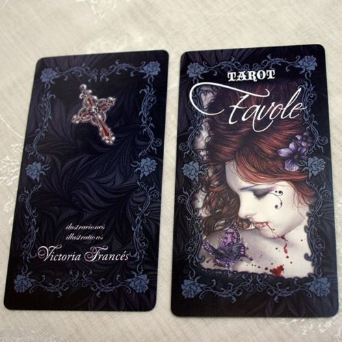 FAVOLE TAROT CARDS DECK GOTHIC FANTASY VICTORIA FRANCES ART ESOTERIC ...
