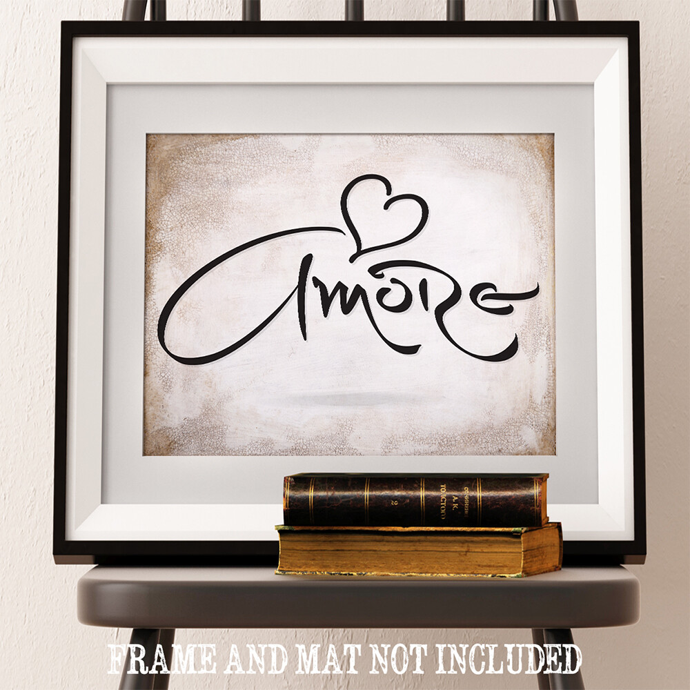 Amore Wall Decor - 11x14 Unframed Art Print - Makes a Great Wedding ...